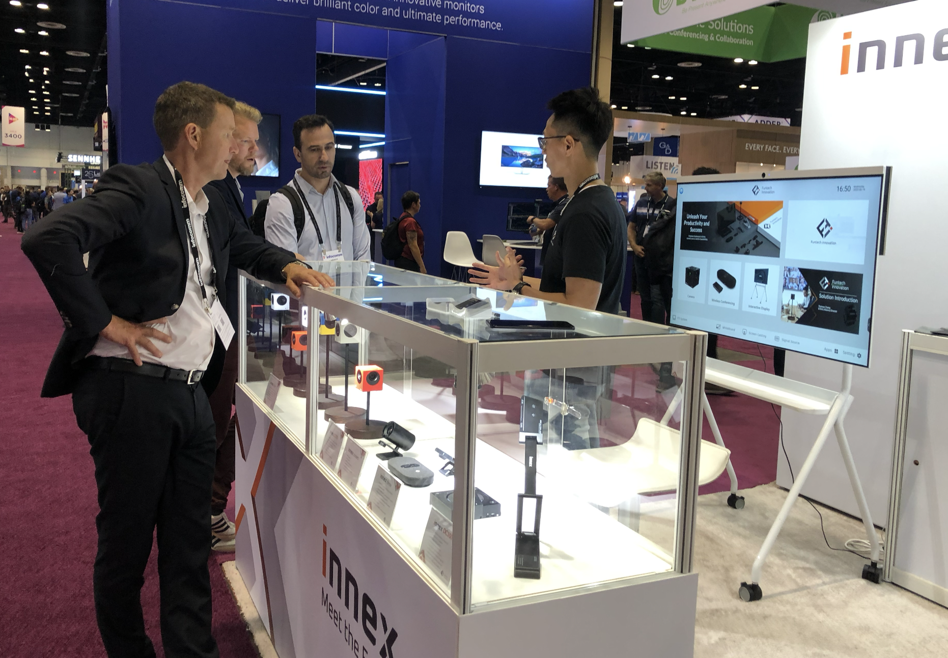 Infocomm2023: FunTech Innovation Showcasing Latest Meeting Room ...